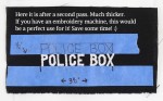 Police Box Wristlet Tutorial - Dog Under My Desk