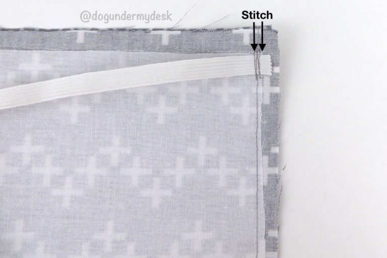 Elastic Pocket Tutorial - Dog Under My Desk